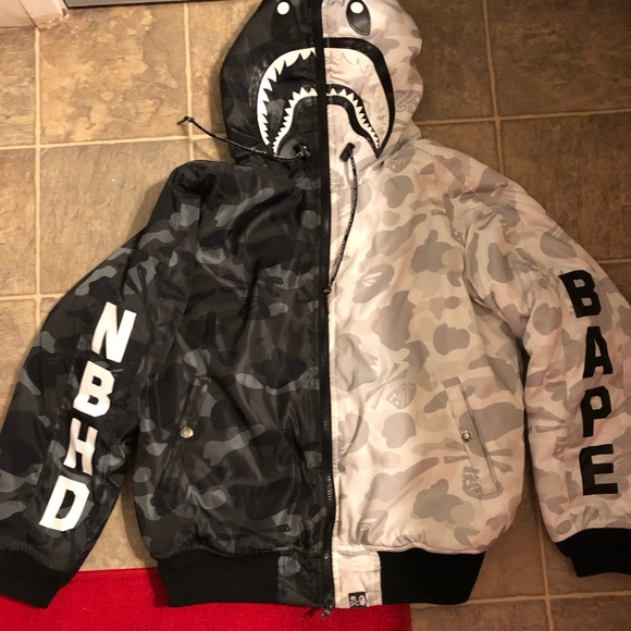 Bape | Jackets & Coats | Bape X Neighborhood Jacket | Poshmark
